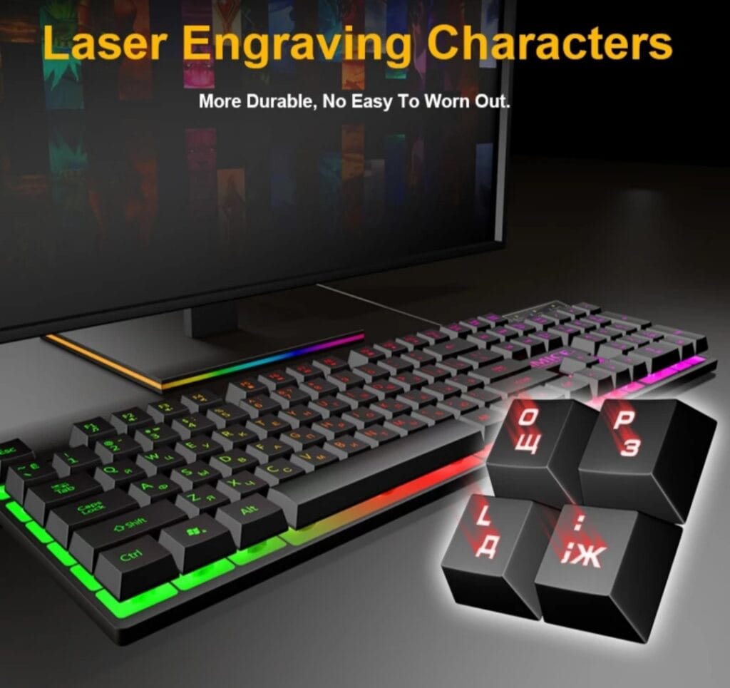 iMICE RGB KEYBOARD STYLISH AND DURABLE