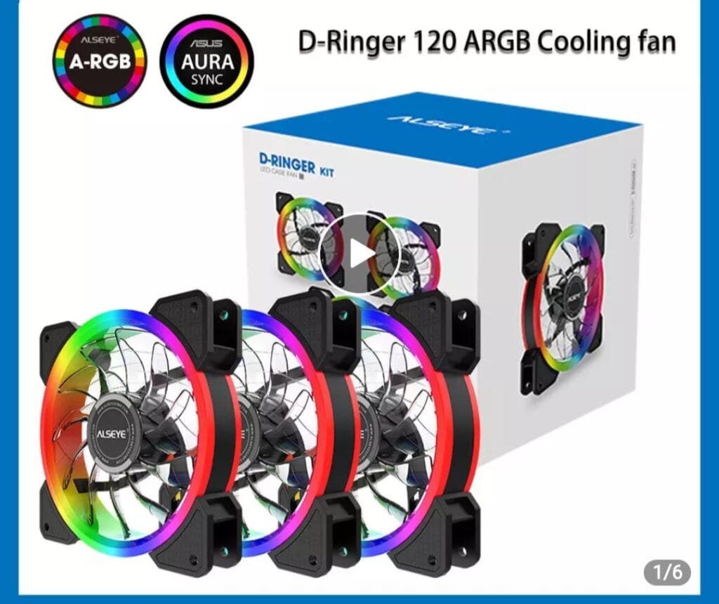 ALSEYE D Ringer RGB FANS ABSOLUTELY BEAUTIFUL
