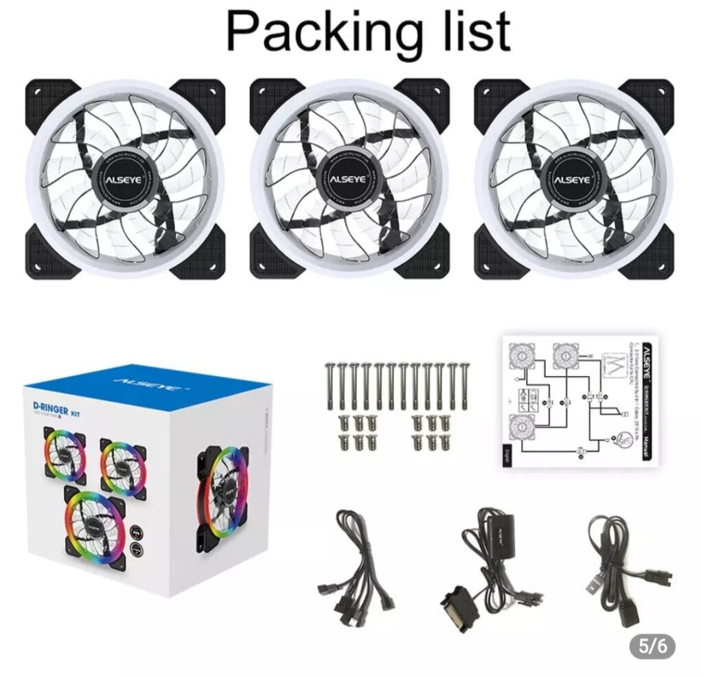 ALSEYE D Ringer RGB FANS ABSOLUTELY BEAUTIFUL