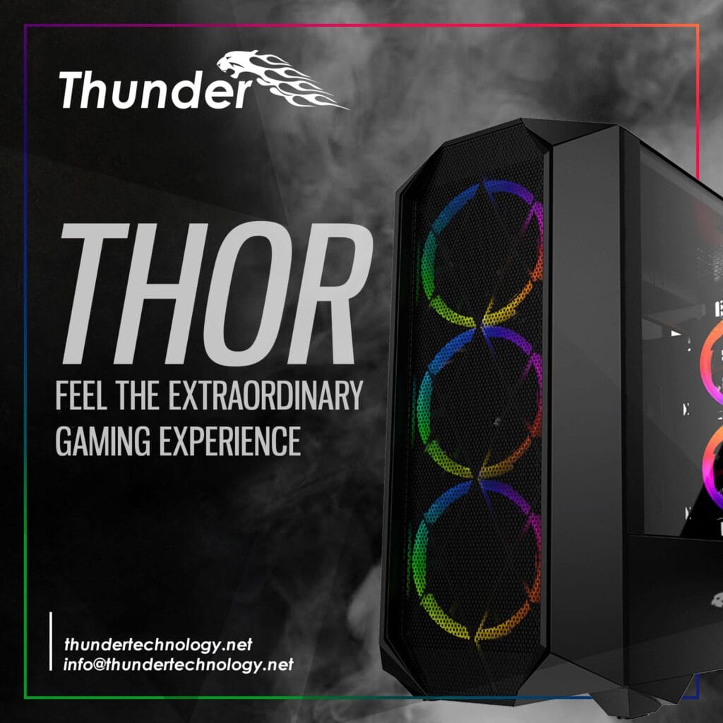 THUNDER THOR WHITE AND BLACK BEAUTIFUL
