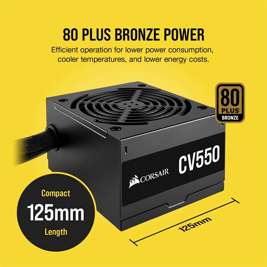 CORSAIR CV 550 WATT 80 PLUS BRONZE