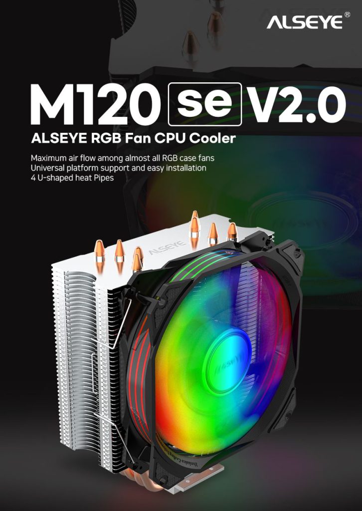 ALSEYE MAX M120 SE BEST AND STURDY COOLER FOR GAMING PC