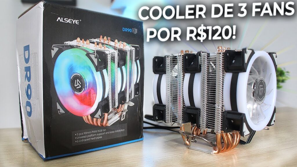 ALSEYE DR90 RGB CPU Cooler with 3 90mm PWM Fans - The Gaming Store